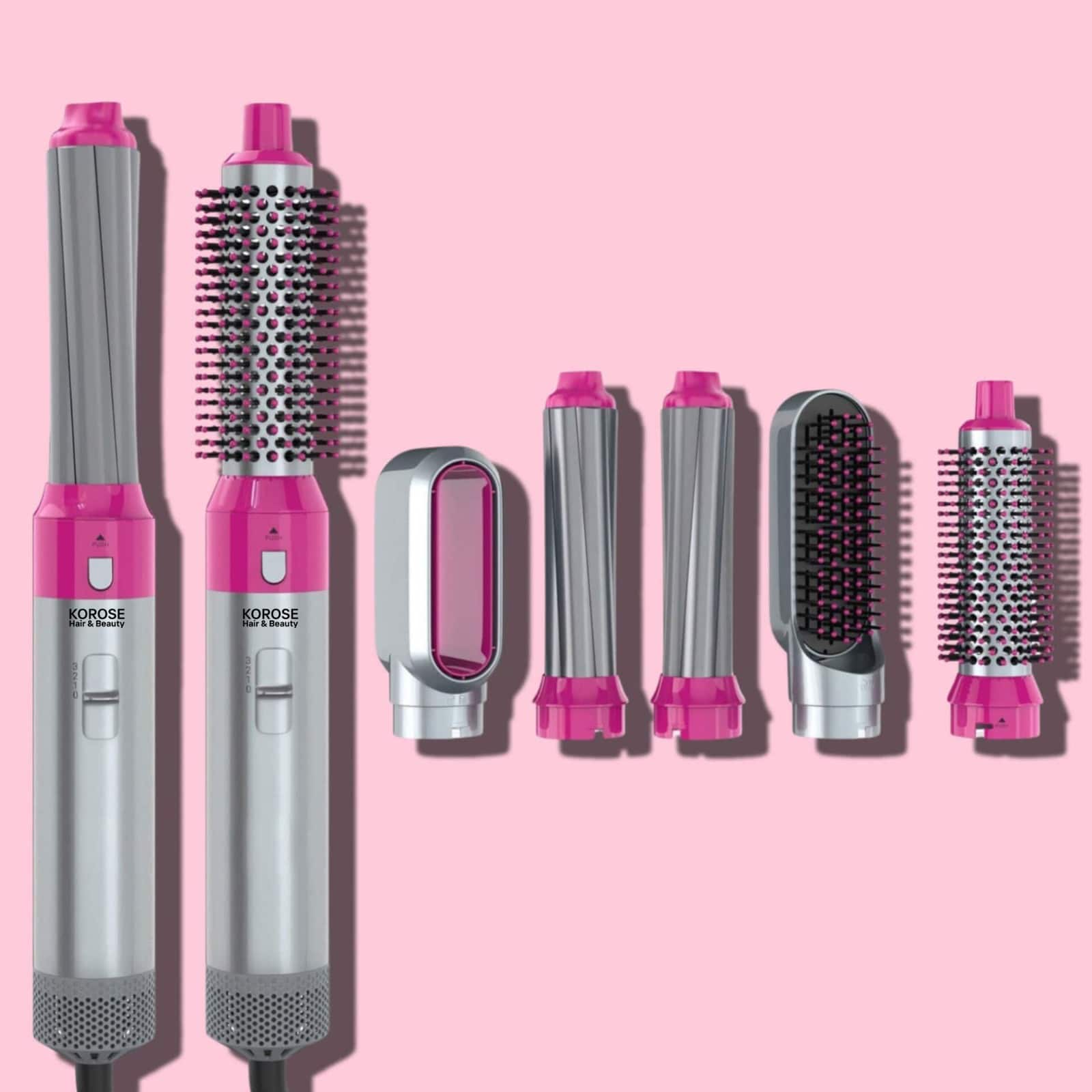 Korose 5-in-1 Hairstyler Pro – Curl, Straighten, Blow-Dry & Protect ...